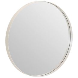 Xora Wandspiegel, Kaschmir, Metall, Glas, rund, 50x50x3.5 cm, Spiegel, Wandspiegel