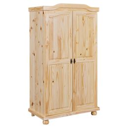 Mid.you Dreht&uuml;renschrank Interlink Genf, Kiefer, Kiefer, 4 F&auml;cher, 104x180x56 cm, Blauer Engel, BQ - B&uuml;ndnis f&uuml;r Qualit&auml;t, Made in Germany, Holzm&ouml;bel, Holzschr&auml;nke, Kleiderschr&auml;nke Holz