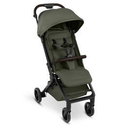 Abc Design Buggy Ping 4 Trekking, Dunkelgr&uuml;n, Textil, 50.5x106x76.5 cm, EN 1888, Feststellbremse, Fu&szlig;st&uuml;tze abklappbar, Federung, kugelgelagerte R&auml;der, 5-Punkte-Gurt, f&uuml;r Babyschale geeignet, Griff in Lederoptik, Transportsicherung, mit Tragegriff, Einhand-Faltmechanismus, Baby on Tour, Kinderwagen, Buggys