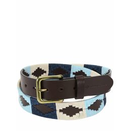 Pampeano Herren Lederg&uuml;rtel Sereno Blau Rindleder