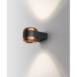 Serien Lighting CAVITY Wall S Linse/ Schwarz-Bronze 2700K CASAMBI
