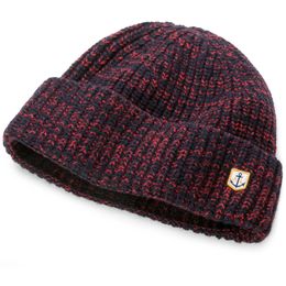 Armor lux Herren-Strickm&uuml;tze, Blau-Rot