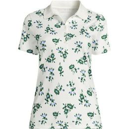 LANDS' END Supima-Poloshirt f&uuml;r Damen in Plus-Gr&ouml;&szlig;e, Damen, size: plus, Schwarz, Baumwolle, by Lands' End