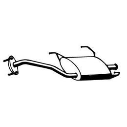 VEGAZ Endschalld&auml;mpfer ds91 f&uuml;r NISSAN