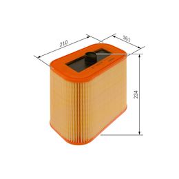 Bosch Luftfilter F 026 400 431 Filtereinsatz 224mm f&uuml;r BMW