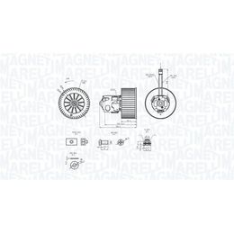 MAGNETI MARELLI Innenraumgebl&auml;se 069412365010 f&uuml;r ROLLS-ROYCE