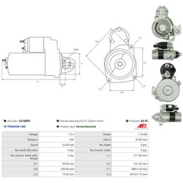 AS-PL Starter s3168pr f&uuml;r VW