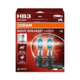 Osram Gl&uuml;hlampe, Hauptscheinwerfer NIGHT BREAKER&reg; LASER HB3 Duobox 9005nl2hb