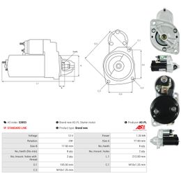 AS-PL Starter s3053 f&uuml;r HYUNDAI