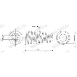 Monroe Fahrwerksfeder OESpectrum SPRINGS sp2406