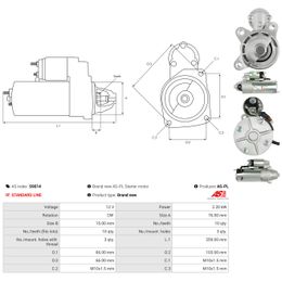 AS-PL Starter s9014 f&uuml;r Ford