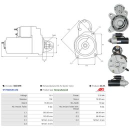 AS-PL Starter s9014pr f&uuml;r Ford