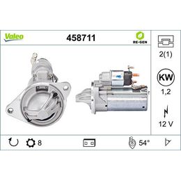 Valeo Starter REMANUFACTURED PREMIUM 458711 f&uuml;r Ford (CHANGAN)