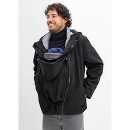 bonprix 3-in-1 Tragejacke f&uuml;r Herren (3-tlg. Set), schwarz, Gr.48/50 (M), Funktions-Tragejacke f&uuml;r den Papa