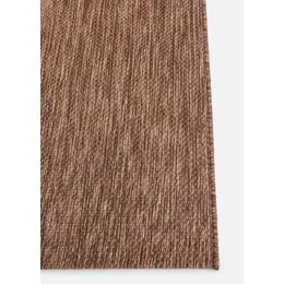 bonprix In- und Outdoor Teppich, braun, Gr.140x200 cm, Setzt moderne Akzente: der In- und Outdoor Teppich