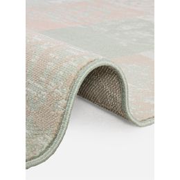 bonprix Teppich in Patchworkoptik, braun, Gr.190x280 cm, Extra weicher und super wohnlicher Teppich