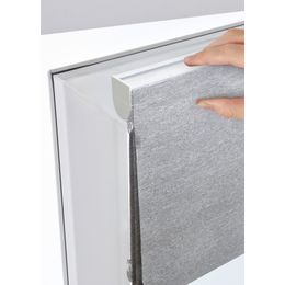 bonprix Faltrollo zum Bohren an Wand oder Fenstersturz, silber, Gr.130x100 cm, Modernes Rollo