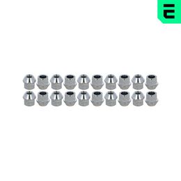 OPTIMAL Radmutter opuwn1001020 Vorderachse f&uuml;r Opel GM Vaughall CHEVROLET