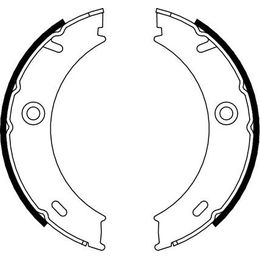 TRISCAN Bremsbackensatz, Feststellbremse 810023025 f&uuml;r Mercedes VW