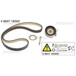 TRISCAN Zahnriemensatz 864716022 f&uuml;r Ford