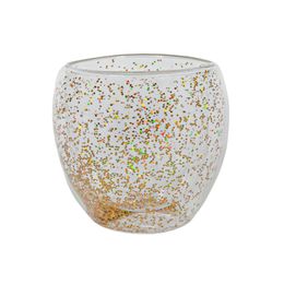 SONSTIGE Trinkglas KONFETTI gold