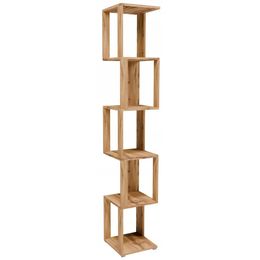 Standregal, Eiche Wotan, Holzwerkstoff, 29x168.1x29 cm, Wohnzimmer, Regale, B&uuml;cherregale