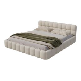 Waldena Polsterbett, Beige, Textil, Rechteckig, 160x200 cm, Schlafzimmer, Betten, Polsterbetten