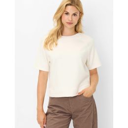Brax Damen Sweatshirt Style BAILEE S soft ecru, Altwei&szlig;, Gr. 48
