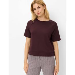Brax Damen Sweatshirt Style BAILEE S blackberry violet, dunkles lila, Gr. 48