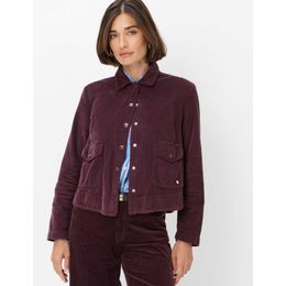 Brax Damen Cordhose Style VEGA blackberry violet, dunkles lila, Gr. 38