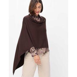 Brax Damen Cape Style THEA brunette, dunkelbraun, Gr. 0SIZE