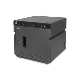 Digitus Mobiler Desktop Ladeschrank f&uuml;r 10 Notebooks/Tablets bis 13 Zoll, UV-C, USB-C