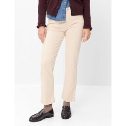 Brax Damen Cordhose Style MAY S DARK ECRU, hellbeige, Gr. 48