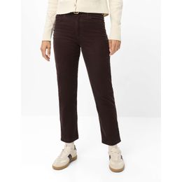 Brax Damen Cordhose Style MAY S BRUNETTE, dunkelbraun, Gr. 42L