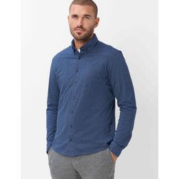 Brax Herren Langarmhemd Style DANIEL steel blue, Blau, Gr. L