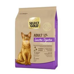 SELECT GOLD Sensitive Digestion Trockenfutter Katze Adult mit Insekten-Protein-Mischung 2,5 kg