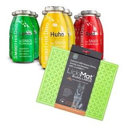 SmoothieDog Klassik + Lickimat Gr&uuml;n 12x250 g