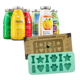 SmoothieDog Mix 6x 250 ml + Eisw&uuml;rfelform