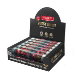 Pussy Deluxe Sensitiv Pures Rind Alleinfutter Wurst Katze 12x100g