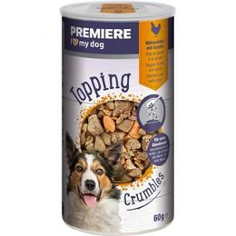 Premiere Topping Crumbles H&uuml;hnerleber mit Karotte 6x60 g