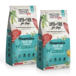 Mac's MAC's Dog Mono Adult Trockenfutter Rind 2x12 kg