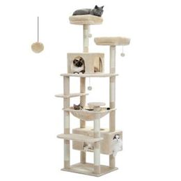 Pawz Road Gro&szlig;er Katzenbaum 184 cm beige