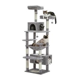 Pawz Road Gro&szlig;er Katzenbaum 184 cm grau