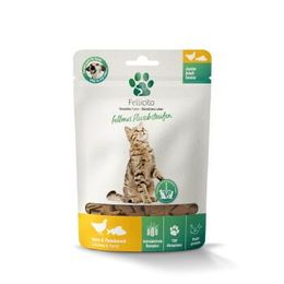 Fellicita Huhn & Flussbarsch Fleischstreifen 8x 50g Fellonis Katzensnacks