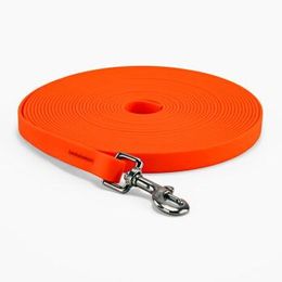 THE DOG IDEA Schleppleine Biothane Orange 10 m