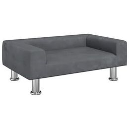 vidaXL Hundebett dunkelgrau 70 cm, 26,5 cm, 70 cm