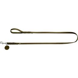 Hunter F&uuml;hrleine Solid Education oliv 1,6 cm, 2 m