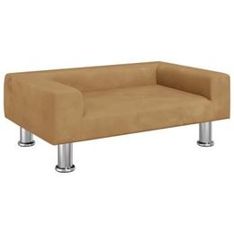 vidaXL Hundebett braun 45 cm, 26,5 cm, 45 cm
