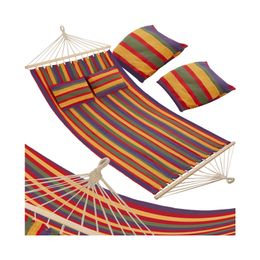 TecTake&reg; H&auml;ngematte, mit Spreitzst&auml;ben, f&uuml;r 2 Personen, Belastbarkeit 240 kg, 230 x 145 cm