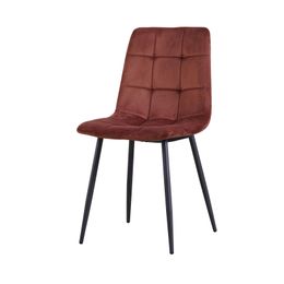 HTI-Living Stuhl Mesa Velvet Braun